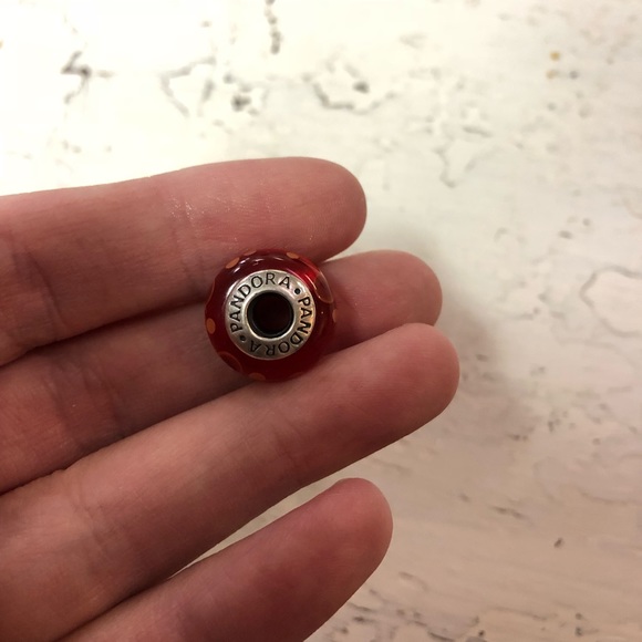 Pandora | Jewelry | Authentic Pandora Fascinating Red Murano Charm ...
